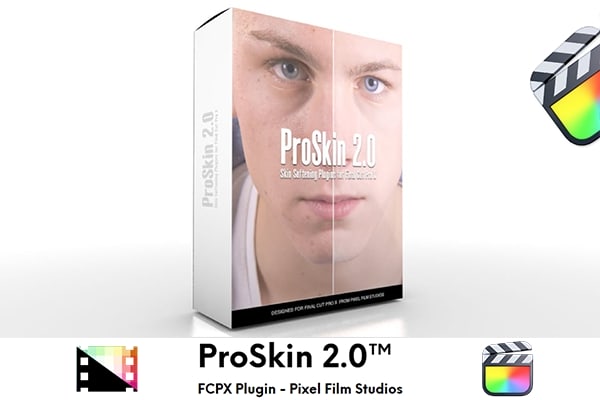 【FCPX插件】30种人像磨皮美容润肤修饰美白预设 Pixel Film Studios – ProSkin V2 汉化版-红森林