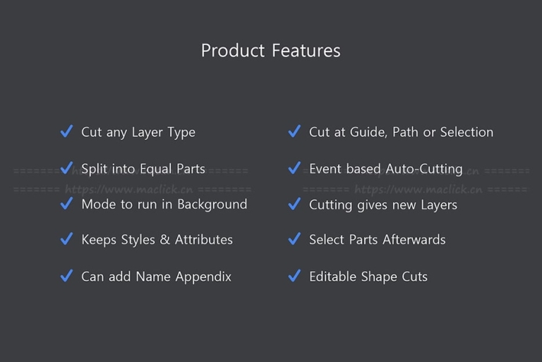 【PS插件】PS图层切割切片插件 Easy Cut – Layer Splitting Kit v1.0 Win/Mac汉化版-红森林