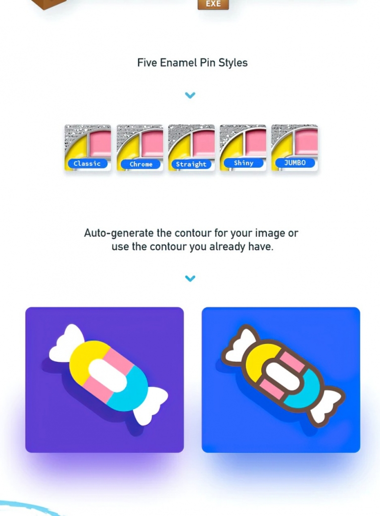 【PS插件】珐琅烤漆质感徽章样机生成器插件 Soft Enamel Pin Generator-红森林