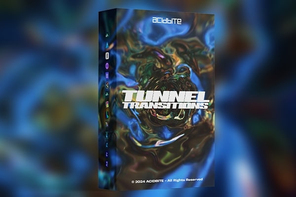 【4K视频素材】24个隧道虫洞涡流穿梭转场过渡特效动画含透明通道 Acidbite – Tunnel Transitions-红森林