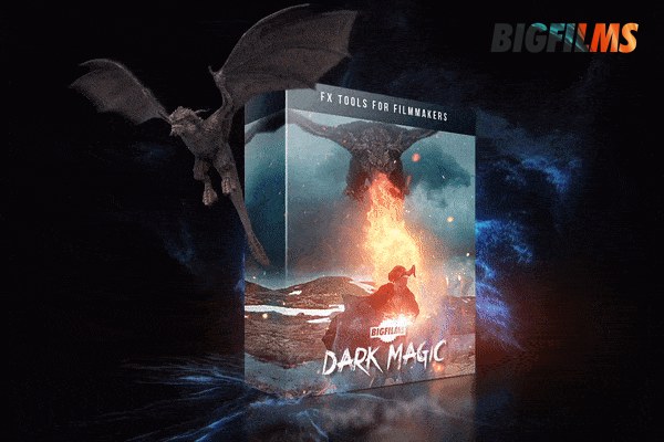 【4K视频素材】227个黑暗魔法科幻能量冲击碰撞恶龙火焰法术打斗传送门烟雾特效合成素材 BigFilms – Dark Magic Pack-红森林