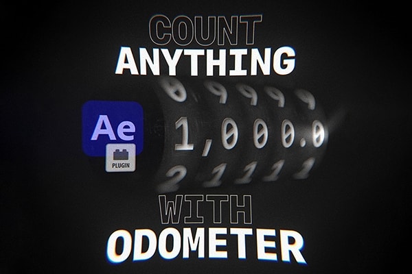 【AE插件】AE文字图形字母数字滚动翻转动画 Odometer v1.2 Win/Mac汉化版 + 使用教程-红森林