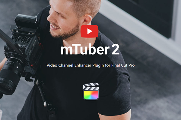 【FCPX插件】61个网络视频社交媒体头像点赞订阅关注宣传标题图文包装动画 motionVFX – mTuber 2 汉化版-红森林