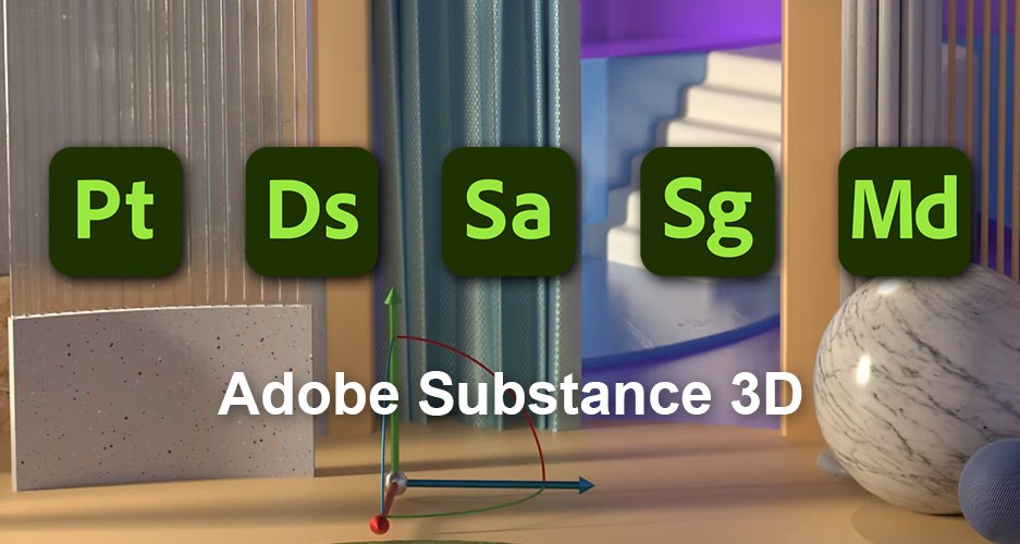 【软件】3D绘画贴图纹理材质制作管理软件套装 Adobe Substance 3D 系列 Win/Mac中文版 持续更新-红森林