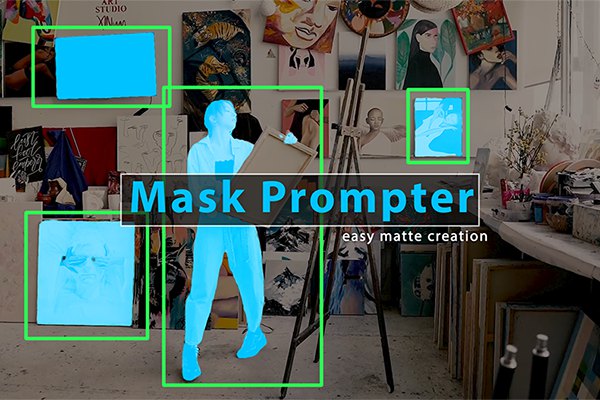 【AE插件】AI人工智能遮罩蒙版生成器 Mask Prompter v1.10.6 Win版 +视频教程-红森林