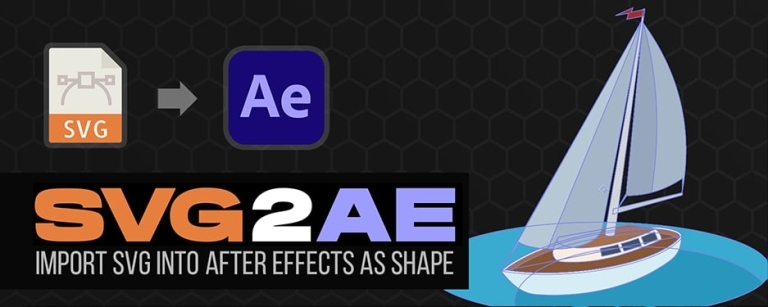 【AE脚本】将SVG文件作为形状图层直接导入AE使用 SVG2AE v2.0 +使用教程-红森林