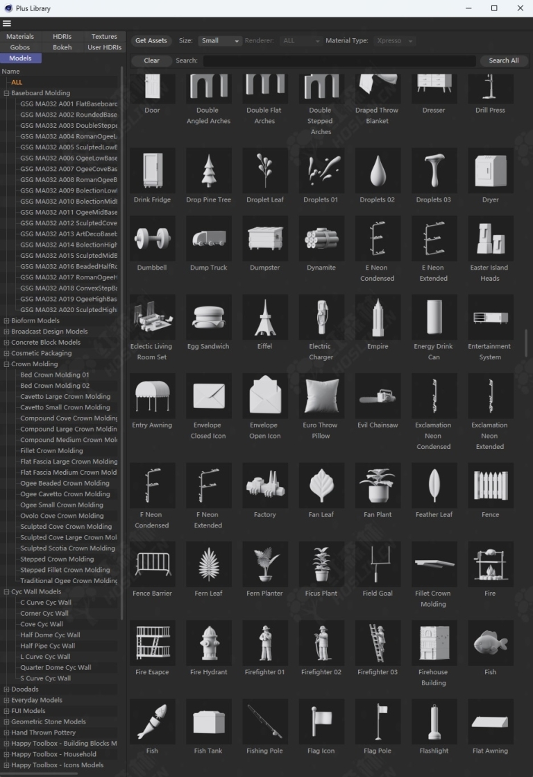 【C4D插件】C4D R22-2024/2025灰猩猩GSG插件合集及全套预设材质库 GreyscaleGorilla Plus ...